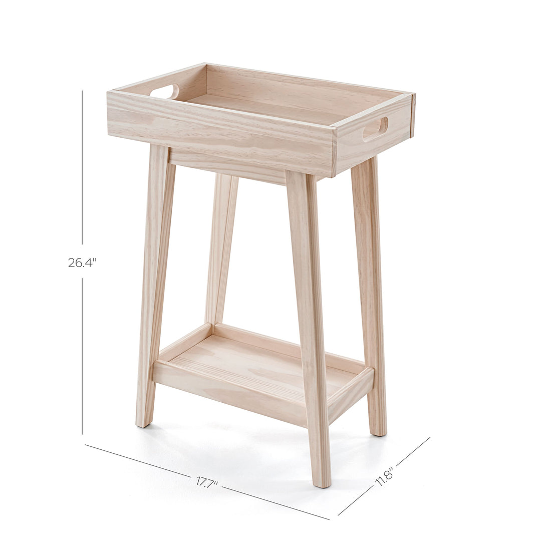 Simply Nursery Retro Side Table | Modern Wood Baby Furniture