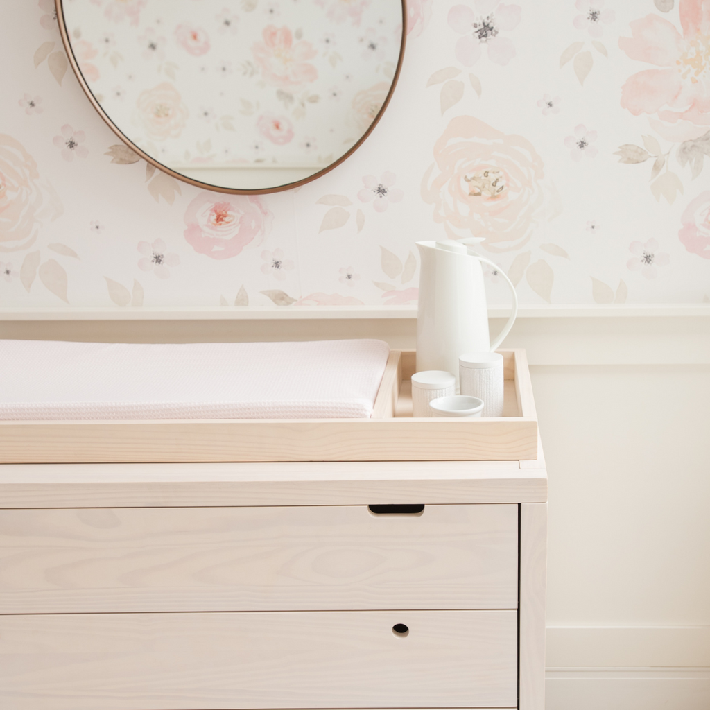 Simply Nursery Retro Changing Tray | Modern Wood Baby Furniture